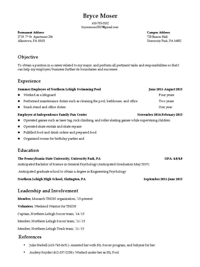 General Resume | PDF