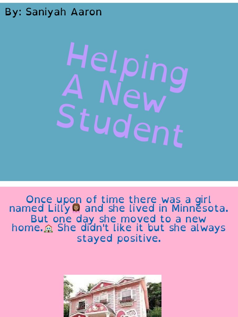 Helping a New Student Adjust | PDF