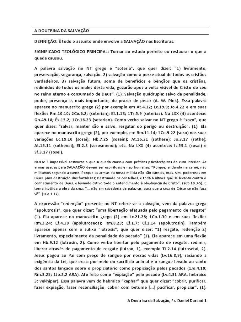 A DOUTRINA DA SALVAÇÃO.pdf A DOUTRINA DA SALVAÇÃO.pdf