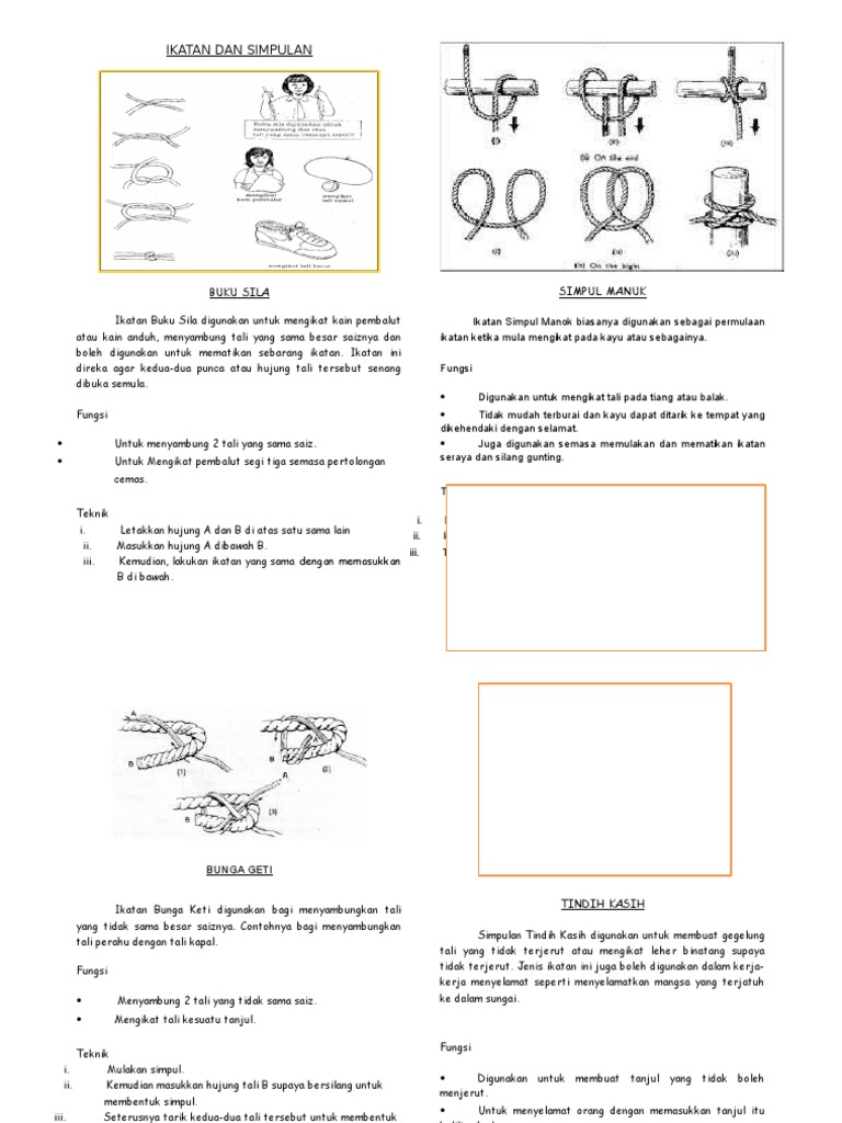 Panduan Ikatan Tali Praktis | PDF