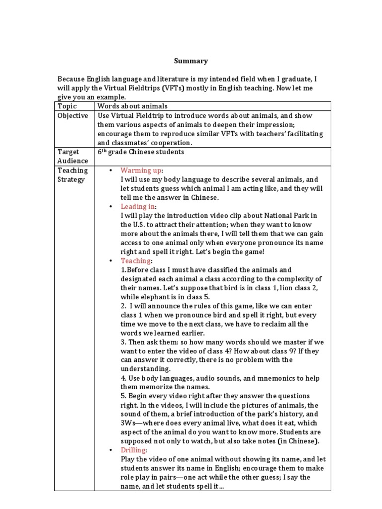 Summary | Download Free PDF | Teaching | Behavior Modification