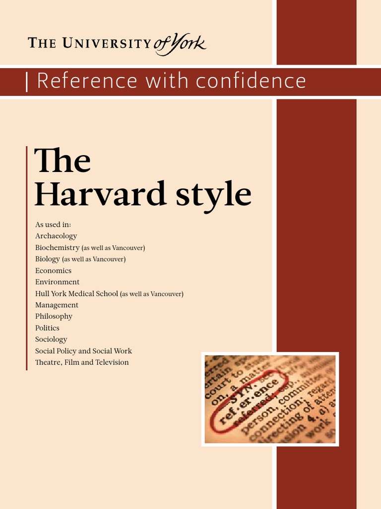 Harvard Style of Referencing | Citation | Plagiarism