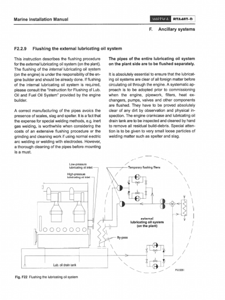 Wärtsilä Marine Flushing Procedures | PDF