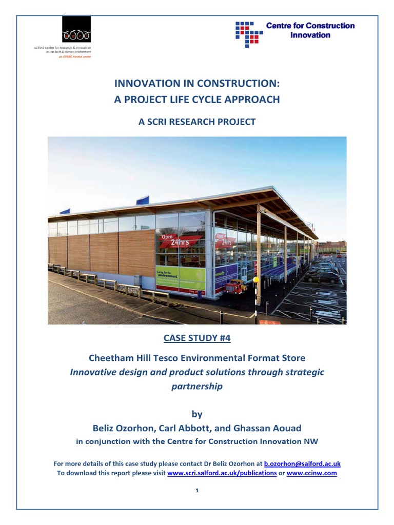 Tesco Case Study | PDF | Innovation | Supply Chain