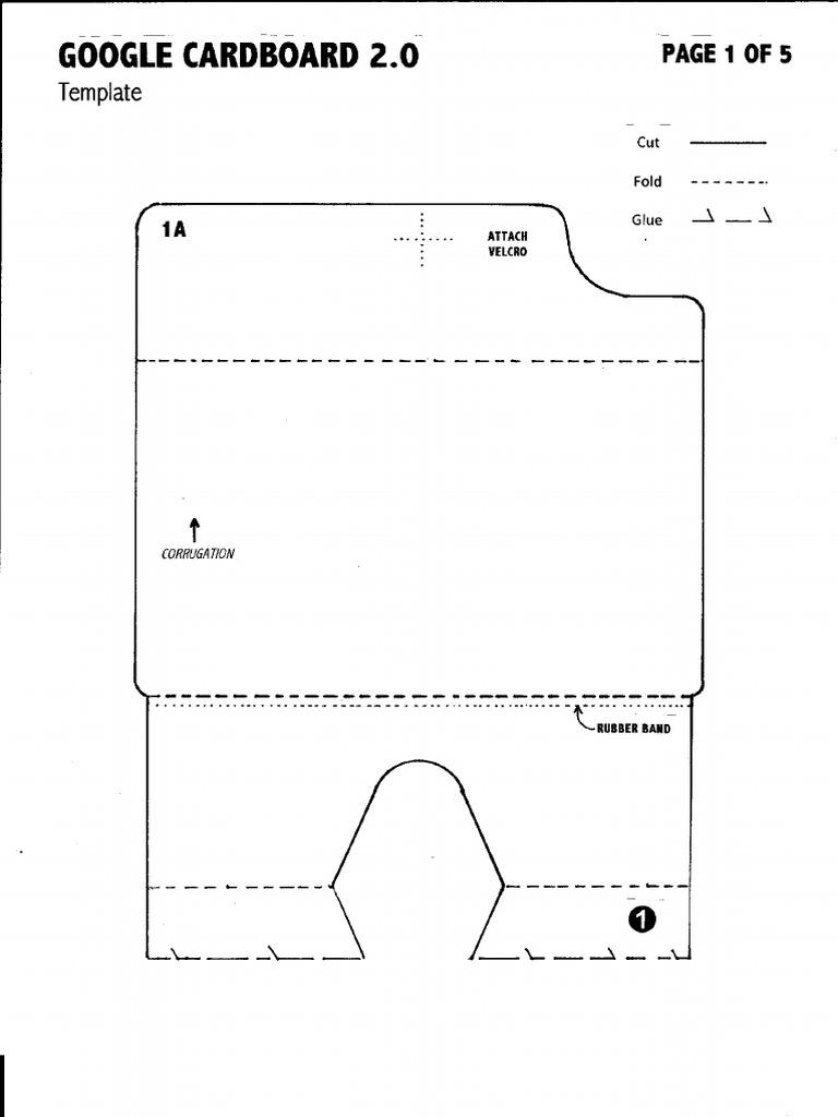 Google Cardboard V 2.0 Template | PDF