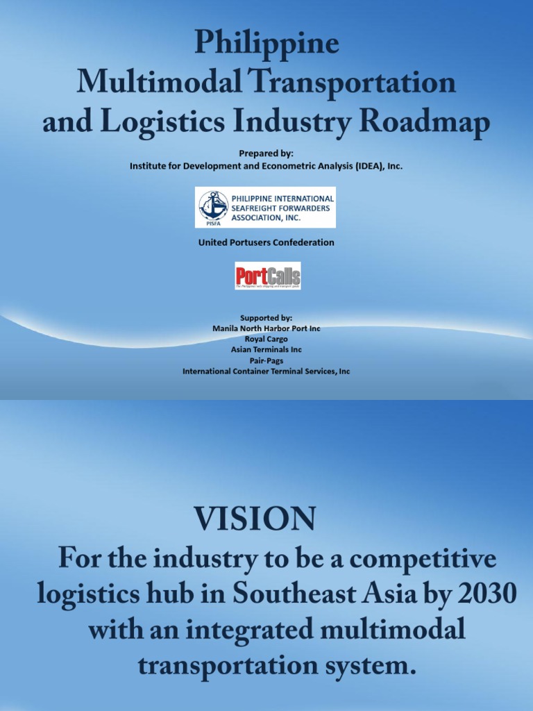 PH Multimodal Transportation and Logistics Industry Roadmap - Mindanao ...