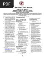 EBKUST Admission Advert 2025-2026 | PDF | Bachelor's Degree | Academic ...