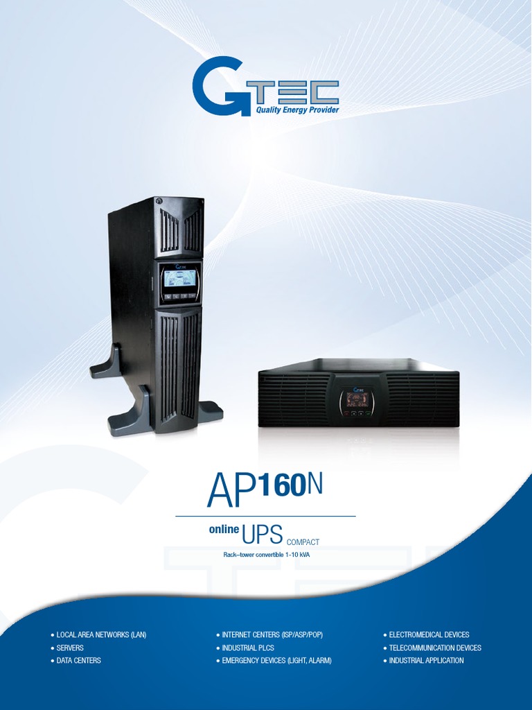 Brochure AP160N Eng | PDF | Battery (Electricity) | Digital Technology