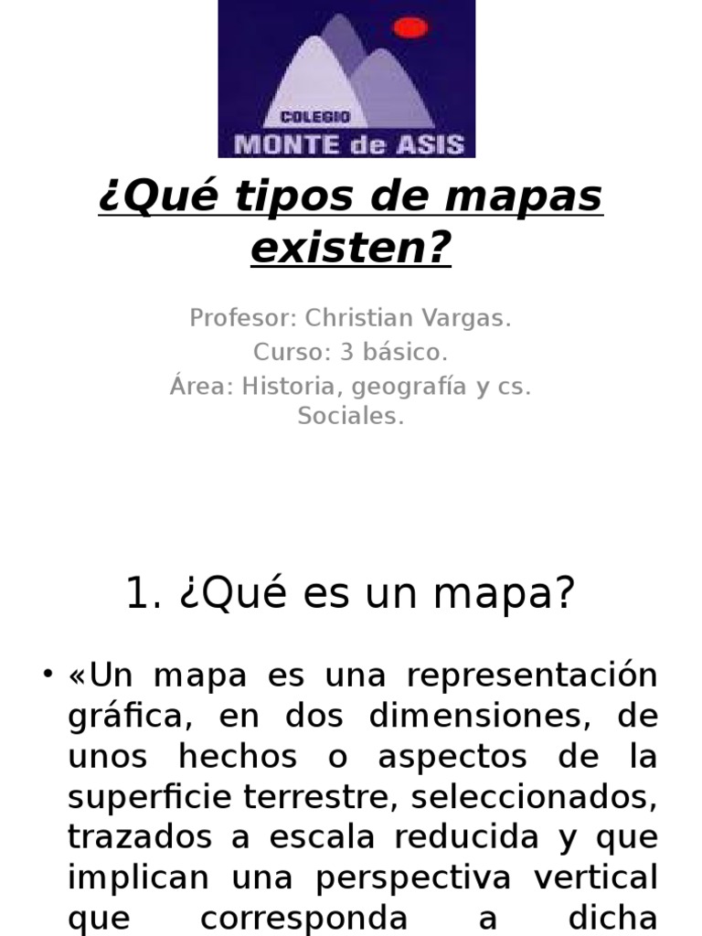 Qué Tipos de Mapas Existen | PDF