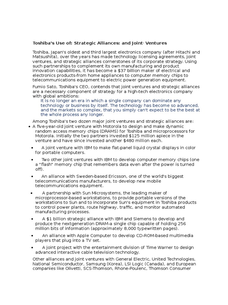 Matching Strategy To A Company's Situation | PDF | Competition ...