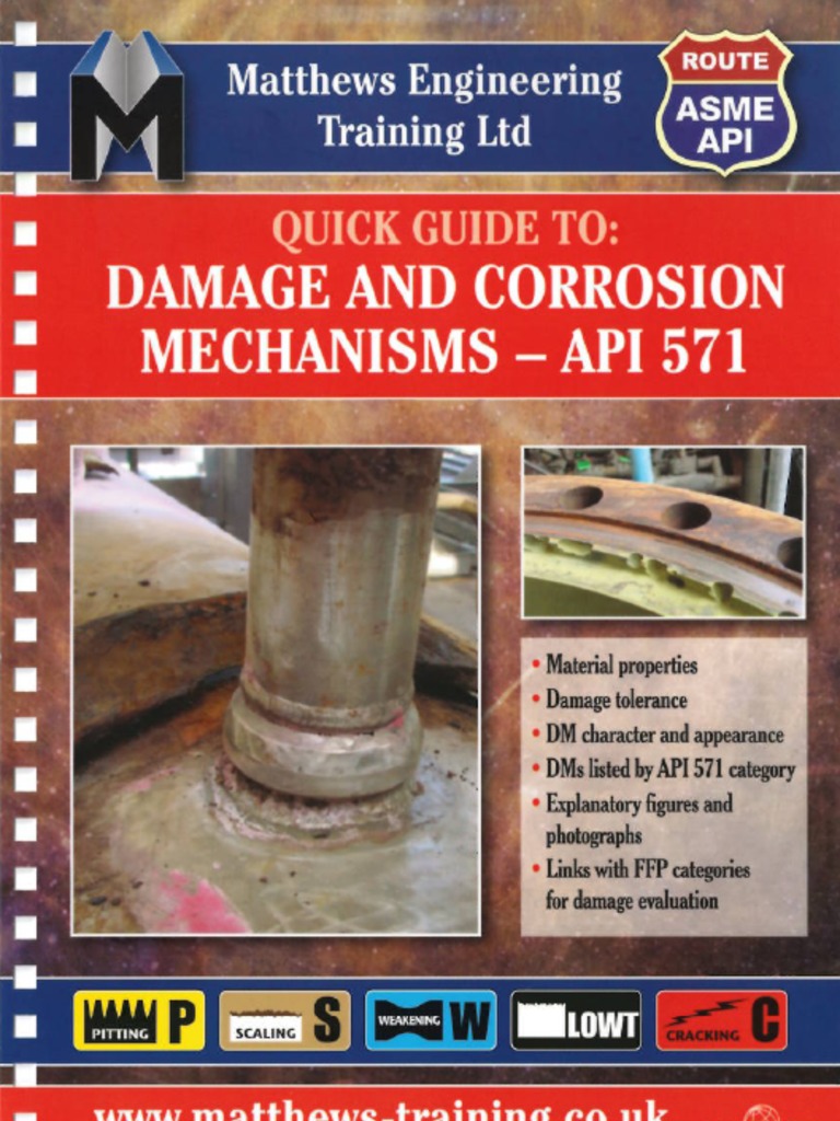 Damage and Corrosion Mechanisms-API 571 | PDF