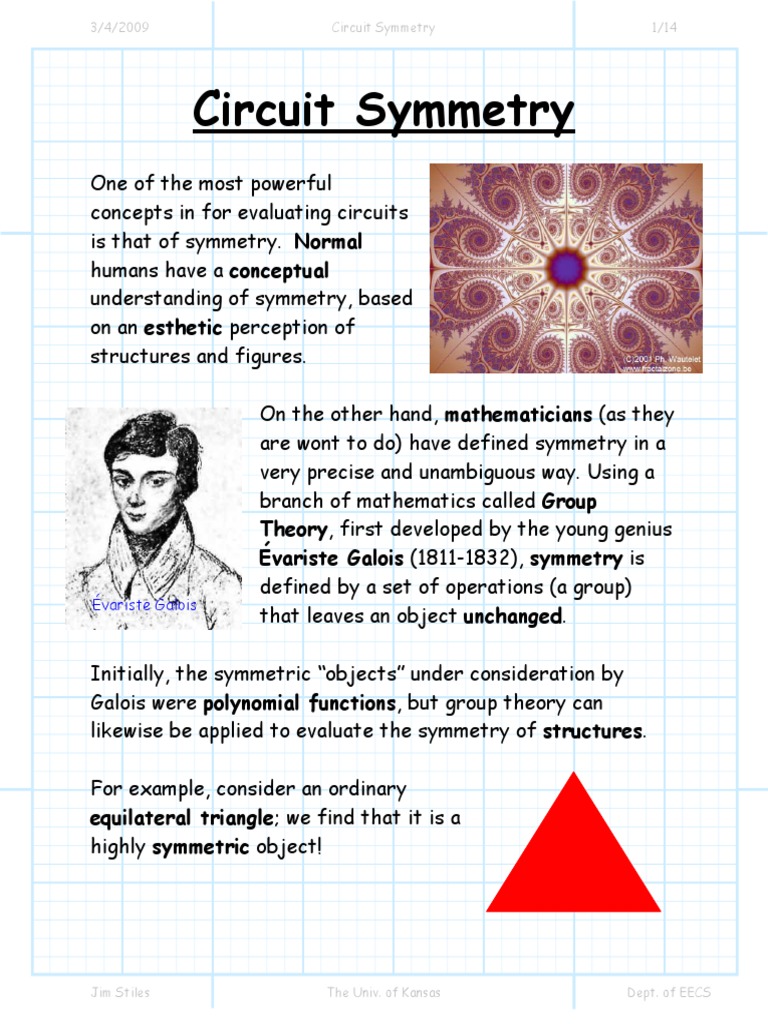 Circuit Symmetry-Method To Solve Problems | PDF | Symmetry | Group ...