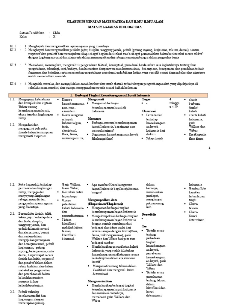 RPP Keanekaragaman Hayati | PDF | Ilmu Sosial | Seni & Disiplin Bahasa