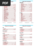 Working Title Citation CJ4: Quick Reference Checklist | PDF | Landing ...