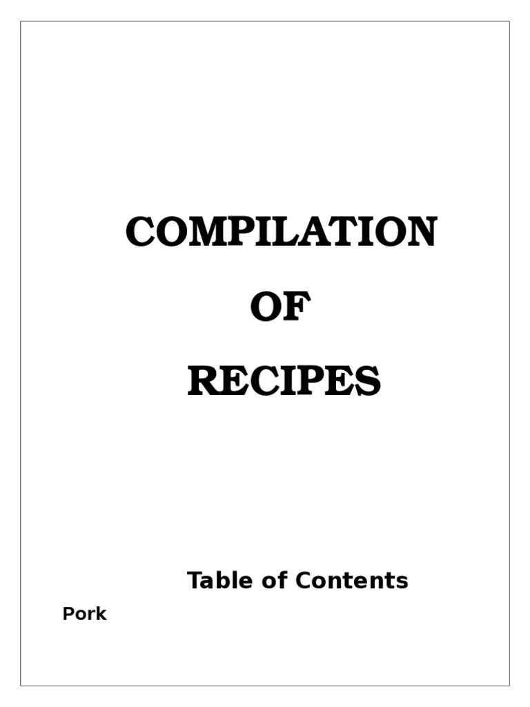 Compilation OF Recipes | Download Free PDF | Curry | Beef