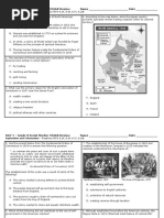 8th Grade Social Studies STAAR Review by Eras | PDF | History | Travel