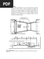 Diseño de Vertedero Triangular | PDF | Descarga (hidrología) | Triángulo