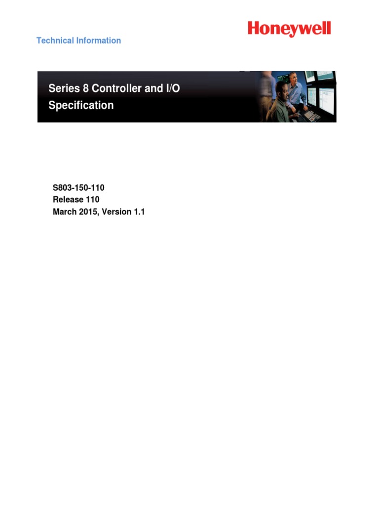 C300 Series 8 Controller and IO Specifications | PDF | Relay | Input/Output