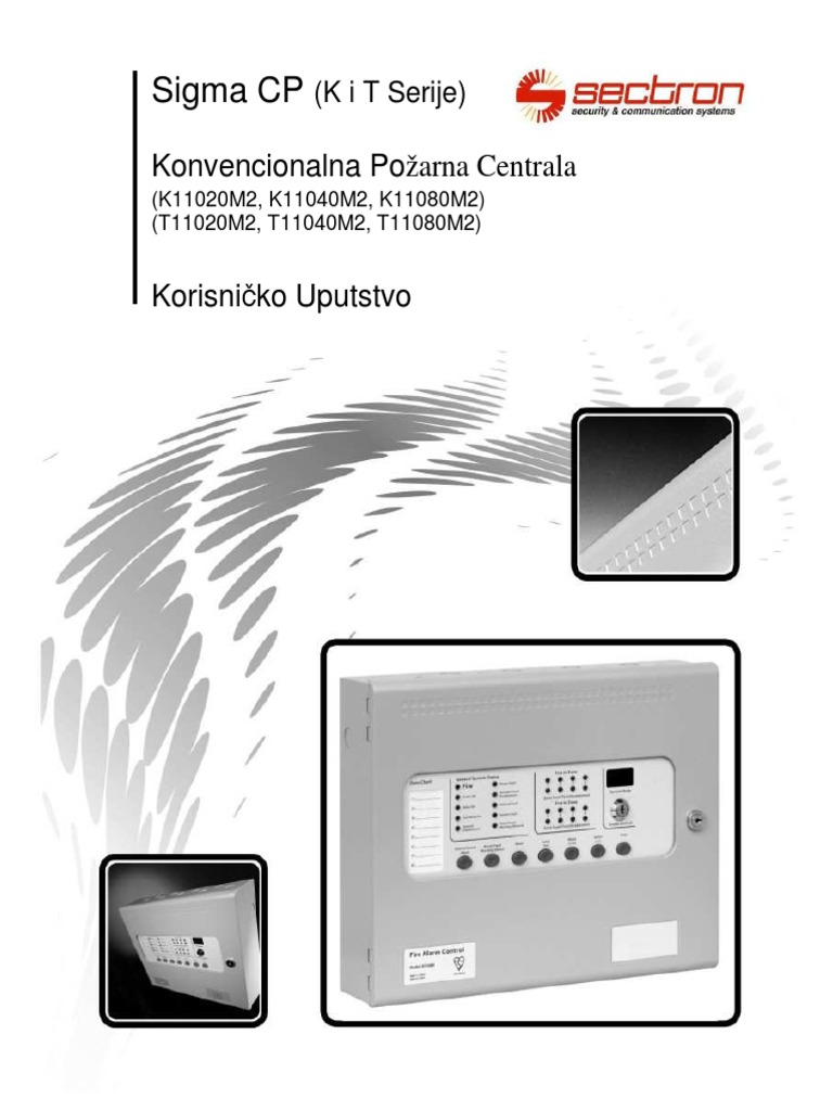 Uputstvo Za Sigma CP Konvencionalni Model PP Centrale | PDF