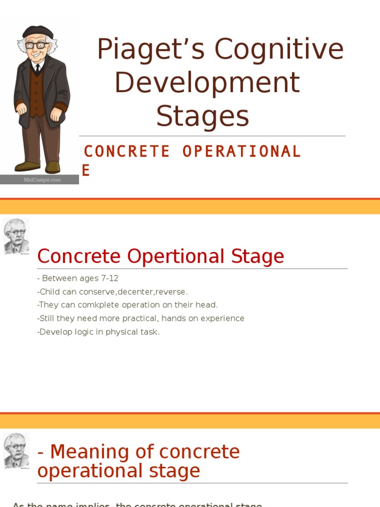 Understanding Concrete Operational Stage | PDF