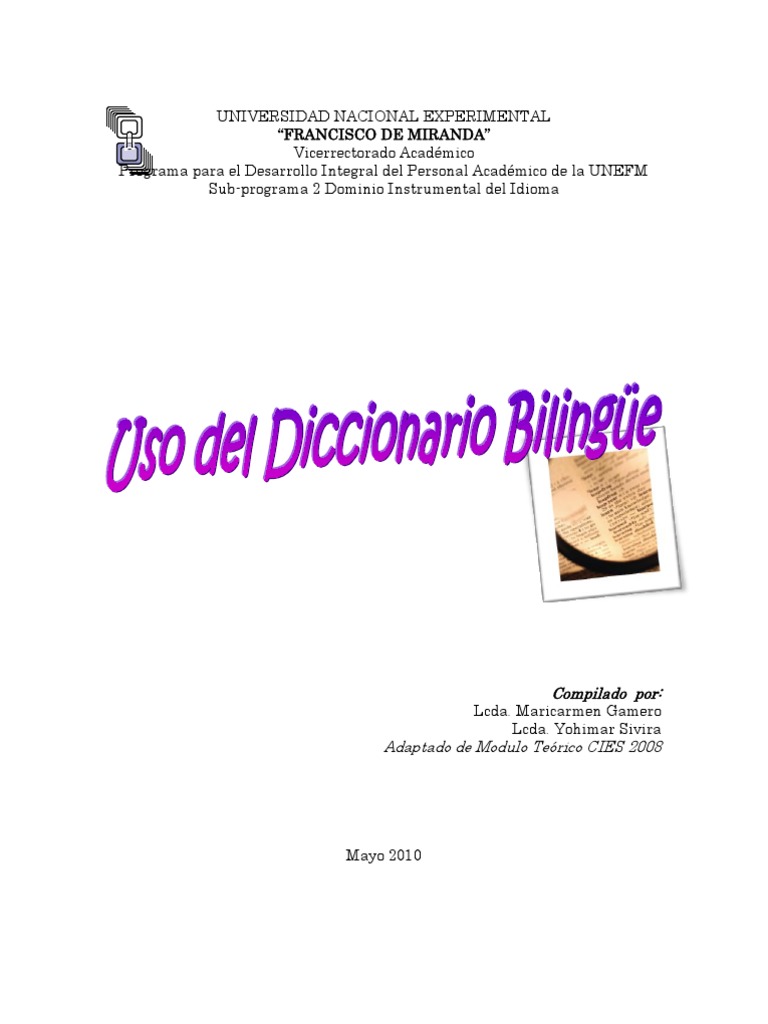 El Diccionario Bilingüe