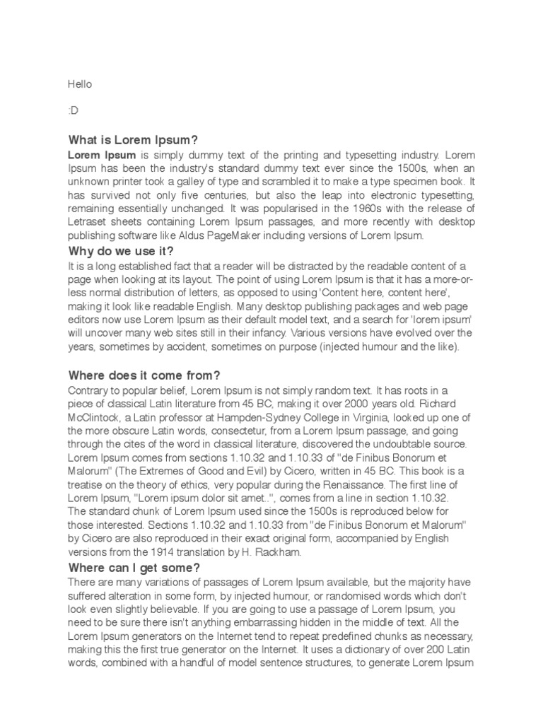 What Is Lorem Ipsum?: Lorem Ipsum Is Simply Dummy Text of The Printing ...