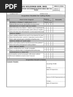 Check List For Grouting Work: Material Checking | PDF