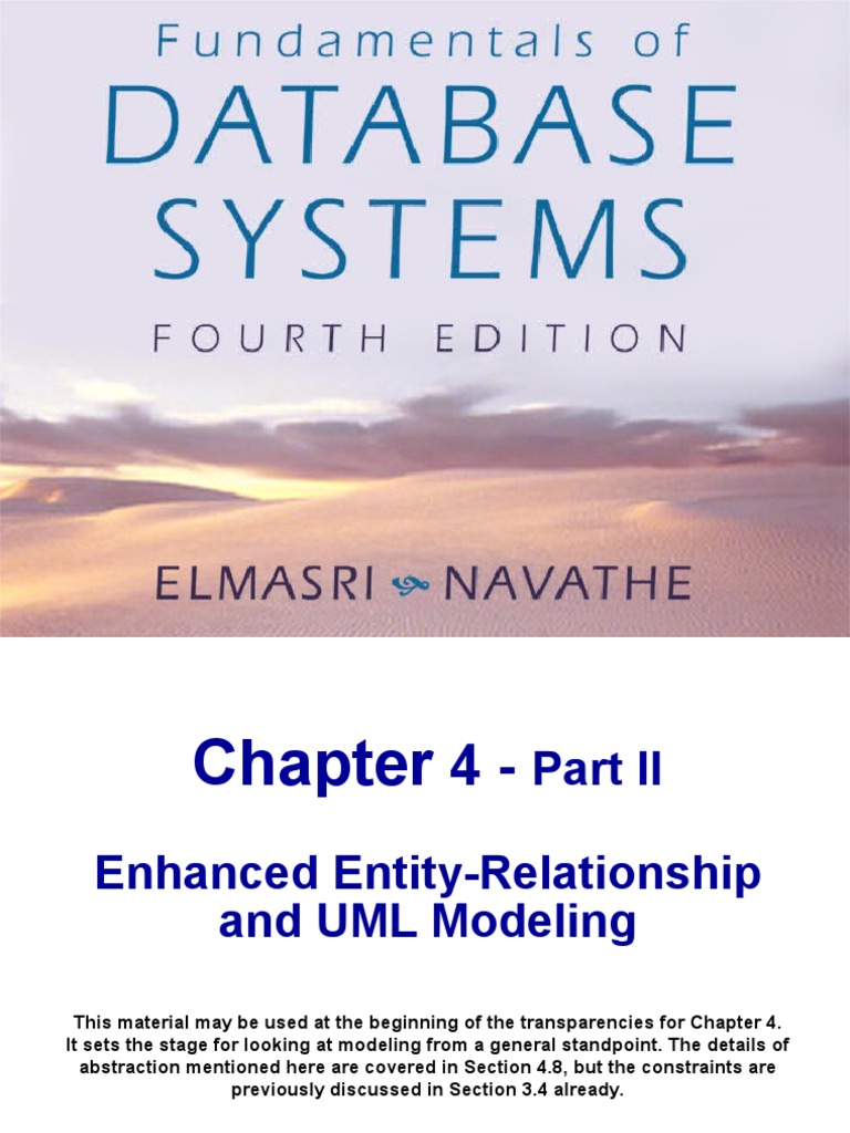 Chap4-2-Enhanced Entity-Relationship and UML Modeling | Download Free ...