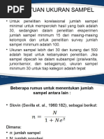 Penentuan Besarnya Sampel Menggunakan Rumus Cochran | PDF | Metode ...