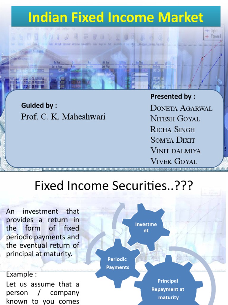 Indian Fixed Income Market | PDF | Repurchase Agreement | Money Market