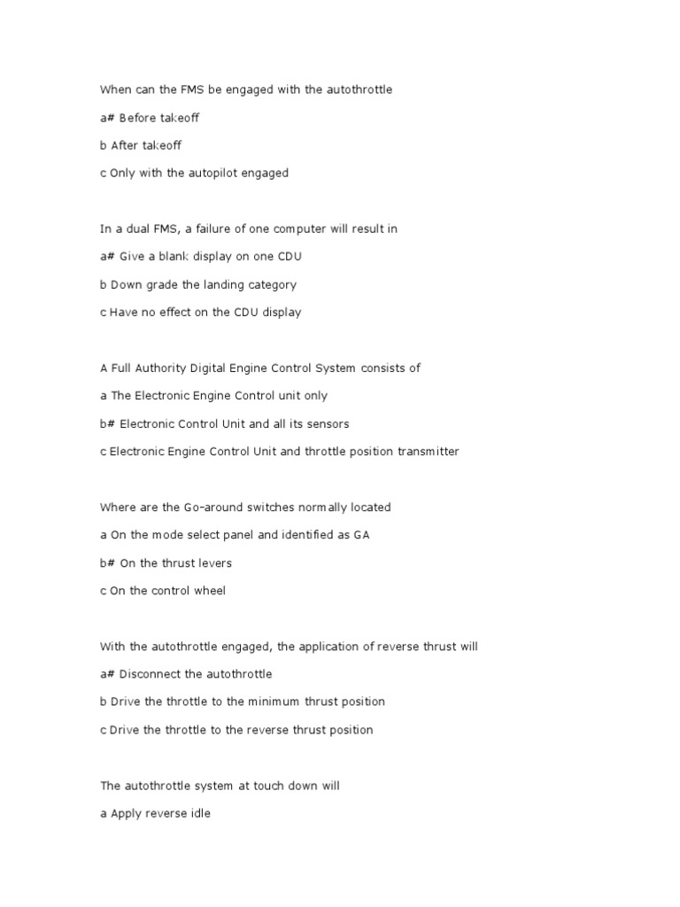 Module 13 - Aircraft Structures and Systems B2 | PDF | Systems ...