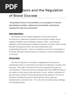 Controlling Blood Glucose 1 | PDF | Insulin | Glucose