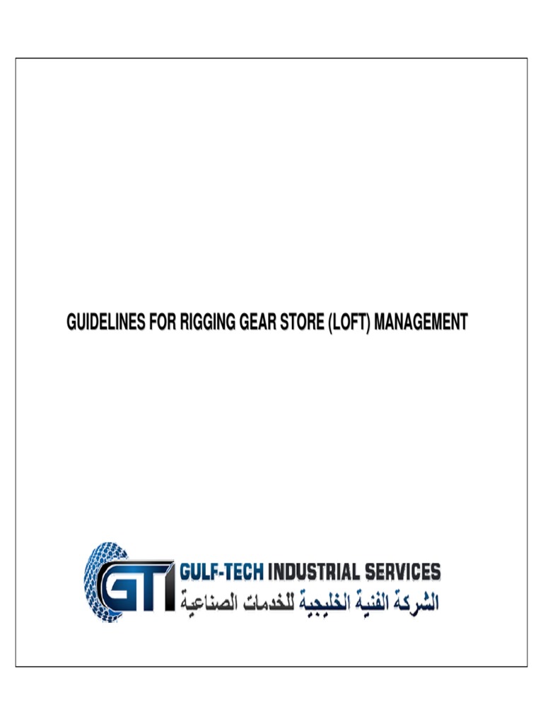 Rigging Gear Store Management Register | Download Free PDF | Quarantine ...