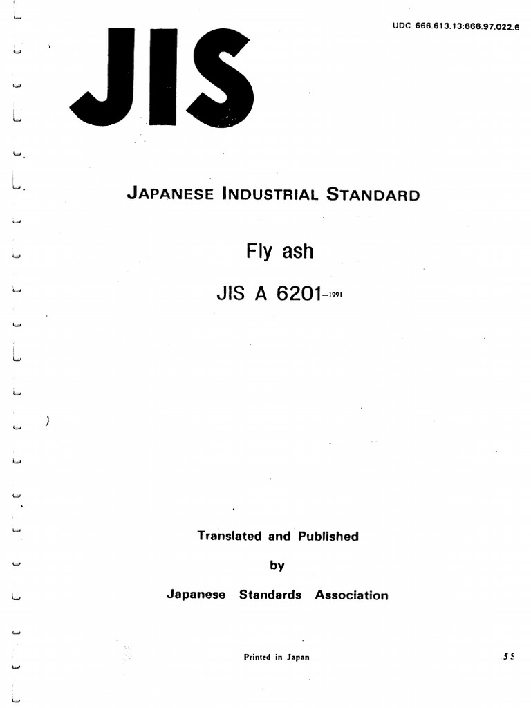 Jis A 6201 1991 | PDF