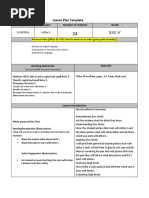 Big and Small Lesson Plan | PDF | Lesson Plan | Classroom