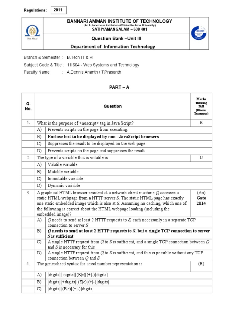 11I604 Unit 3 | Download Free PDF | Control Flow | Java Script