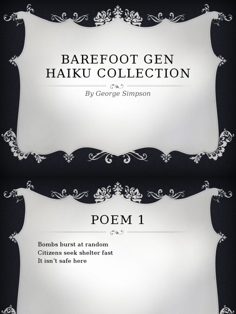 Haiku Collection on War and Resilience | PDF | Art