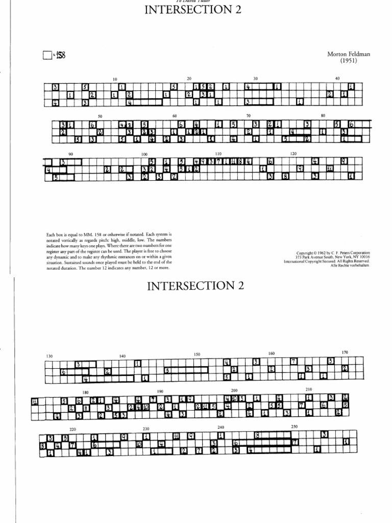 Morton Feldman Intersection 2 Pdf Pdf