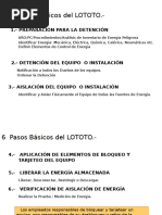 Protocolo Loto | PDF | Ingenieria Eléctrica