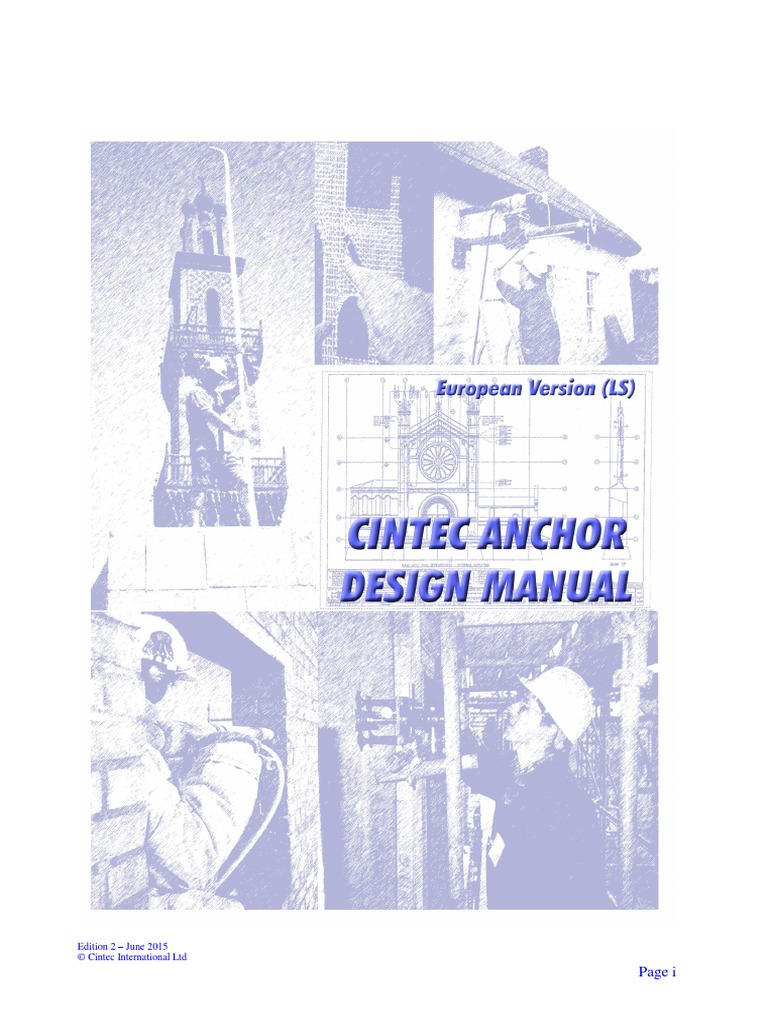 CINTEC Design Guide European VersionB | PDF | Masonry | Strength Of ...