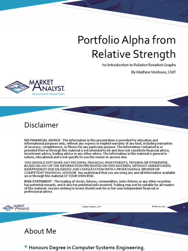 Portfolio Alpha From Relative Strength | PDF | Technical Analysis ...