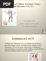 Cauti NHSN 2025 | PDF | Urinary Tract Infection | Diseases And Disorders