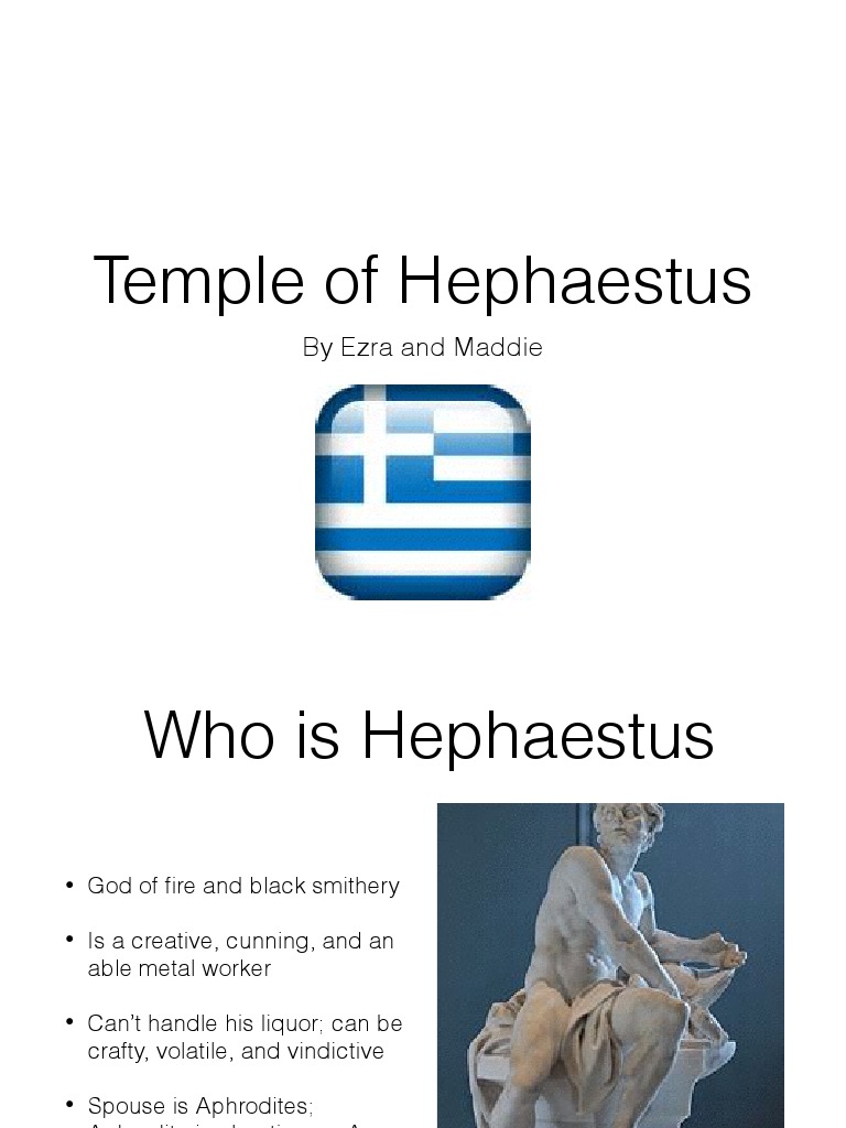 Greek Mythology & Hephaestus' Tale | PDF