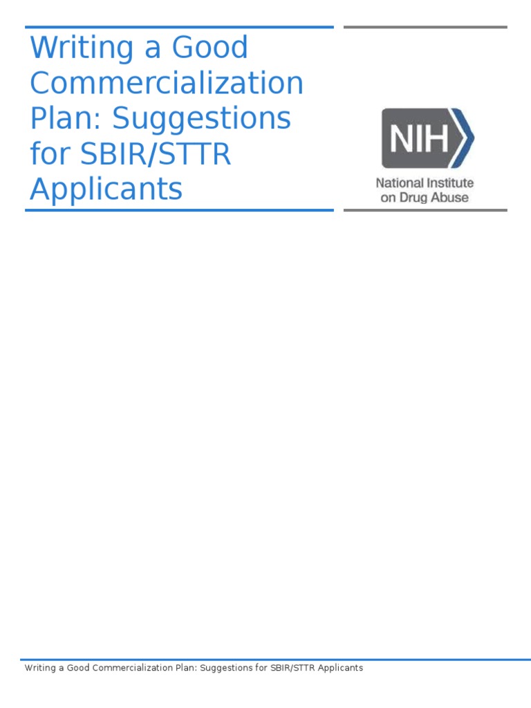 Commercialization Plan Clean | PDF | Strategic Management ...