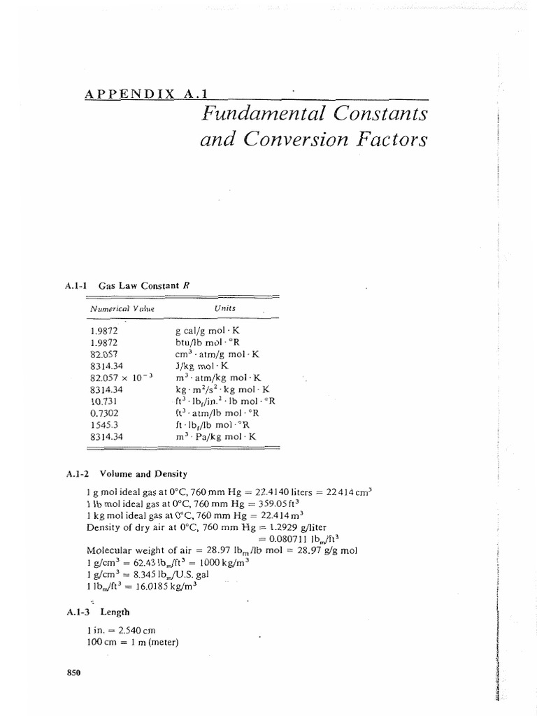 Geankoplis Appendix | PDF