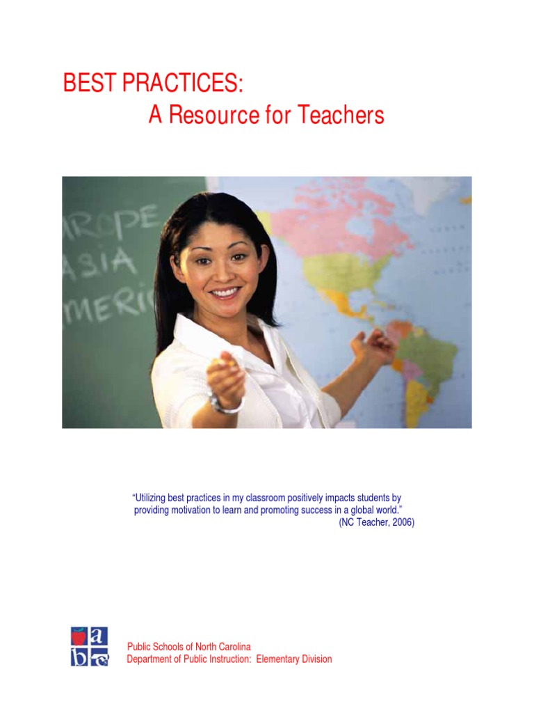 Best Practices for Effective Teaching | PDF | Curriculum | Teachers