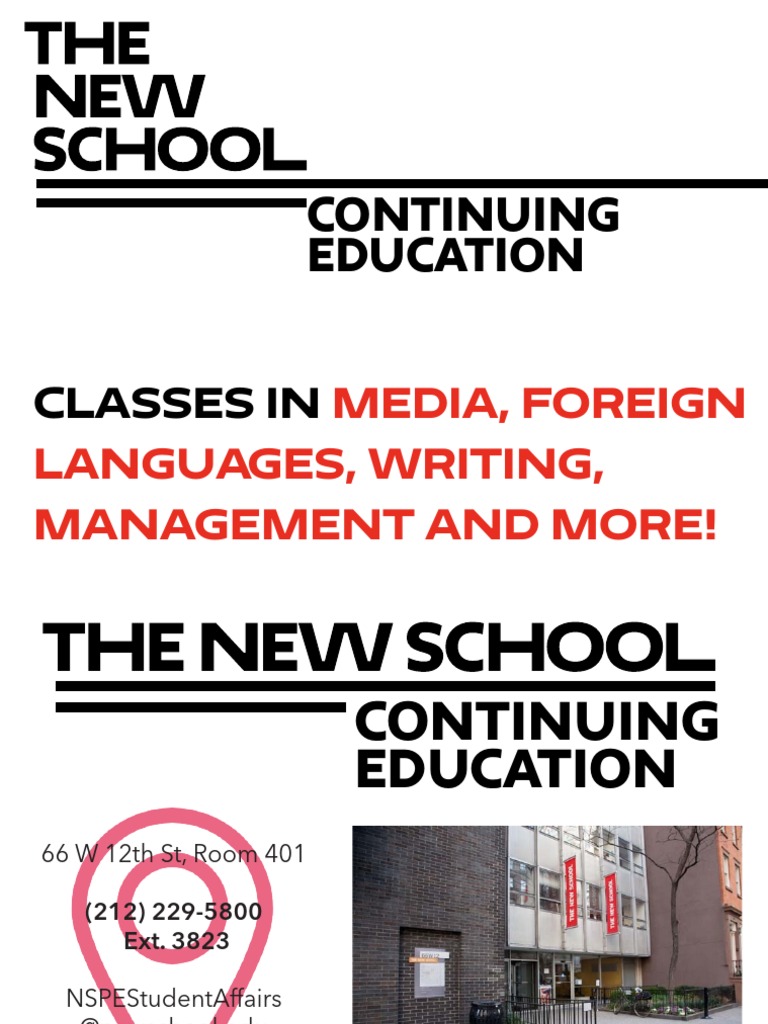 Continuing Education Classes at New School | PDF | Social Science ...