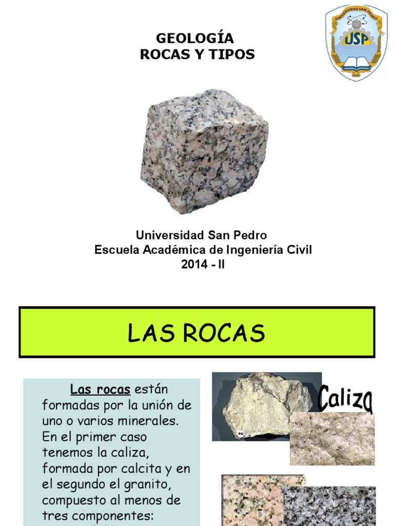 Tipos Rocas | PDF | Roca (geología) | Roca ígnea