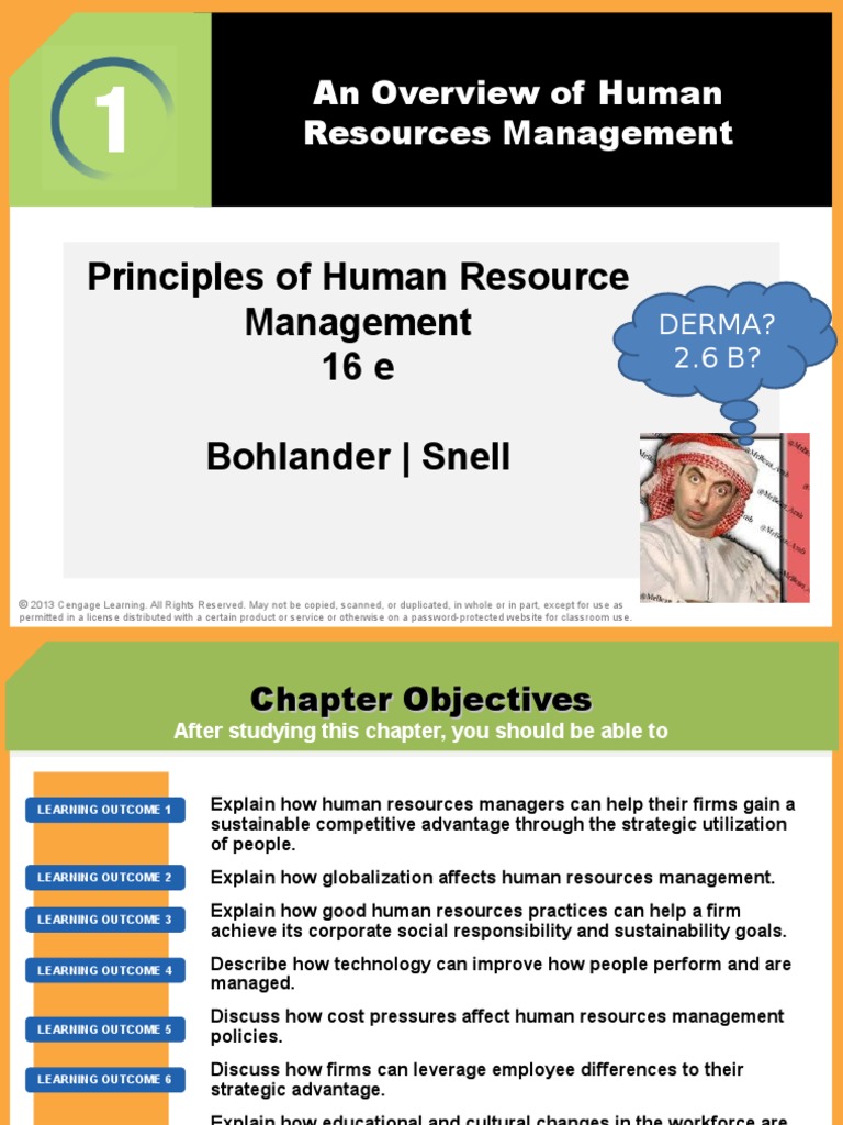 Principles of Human Resource Management 16 e Bohlander - Snell | PDF ...