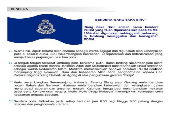 Bendera Sang Saka Biru | PDF